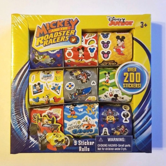 Disney | Toys | Disney Mickey Roadsters 20 Stickers Box | Poshmark